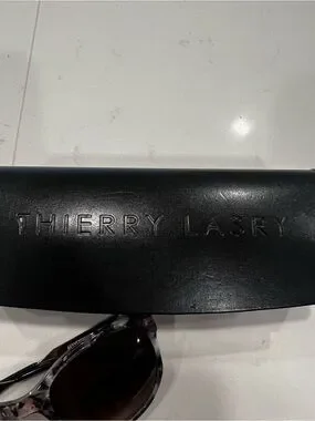 THIERRY LASRY | Accessories | Thierry Lasry Purple Tortoiseshell Cateye ...
